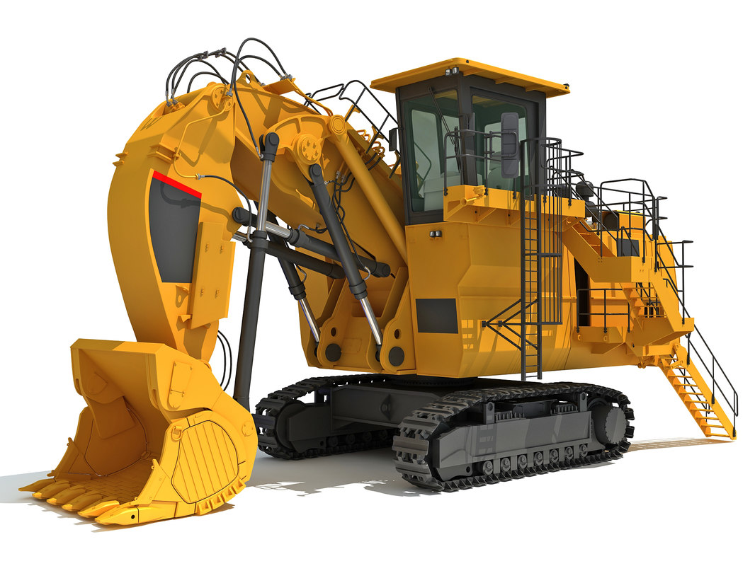 3D model tracked mining excavator - TurboSquid 1232833