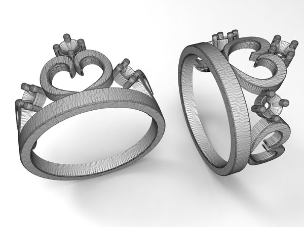 3D stl gold silver model - TurboSquid 1232876