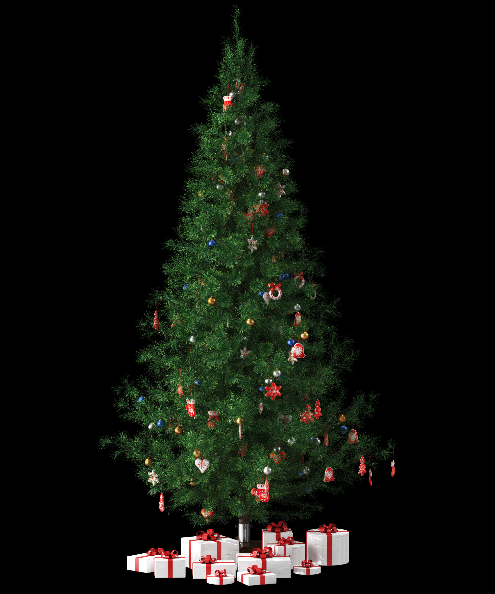 Christmas tree gifts toys 3D model - TurboSquid 1232959