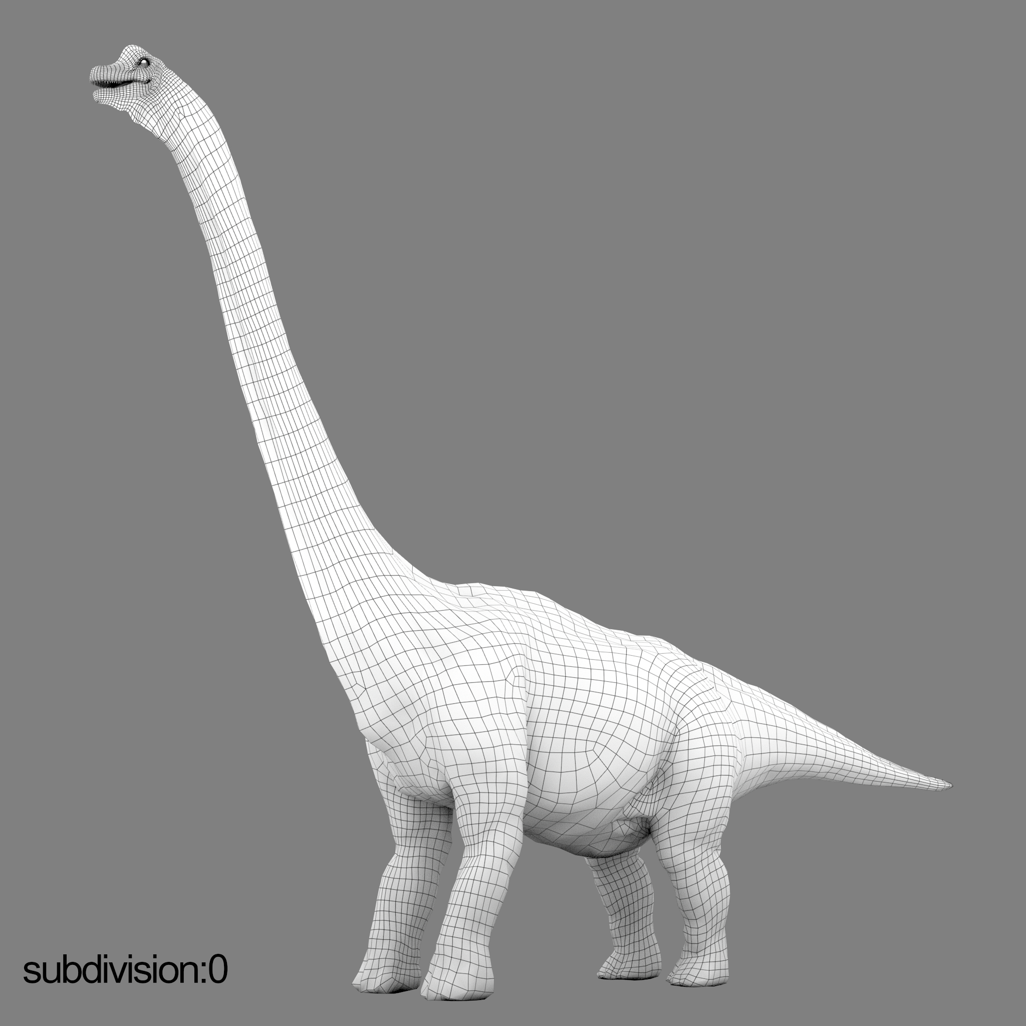 3D brachiosaurus v-ray rigged - TurboSquid 1233093