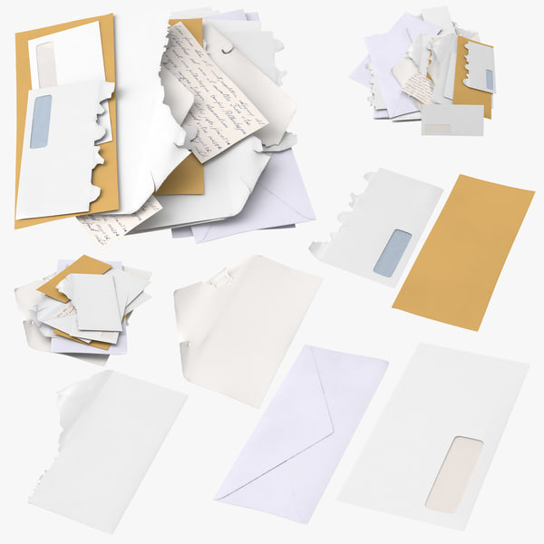 Real envelope 3D - TurboSquid 1332916