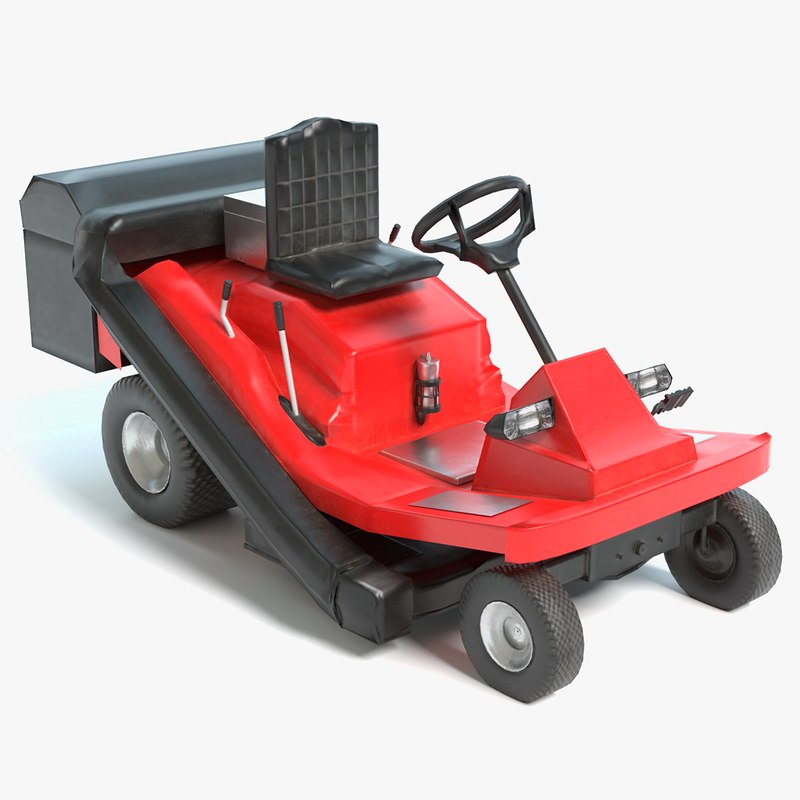3D riding lawn mower model - TurboSquid 1233408