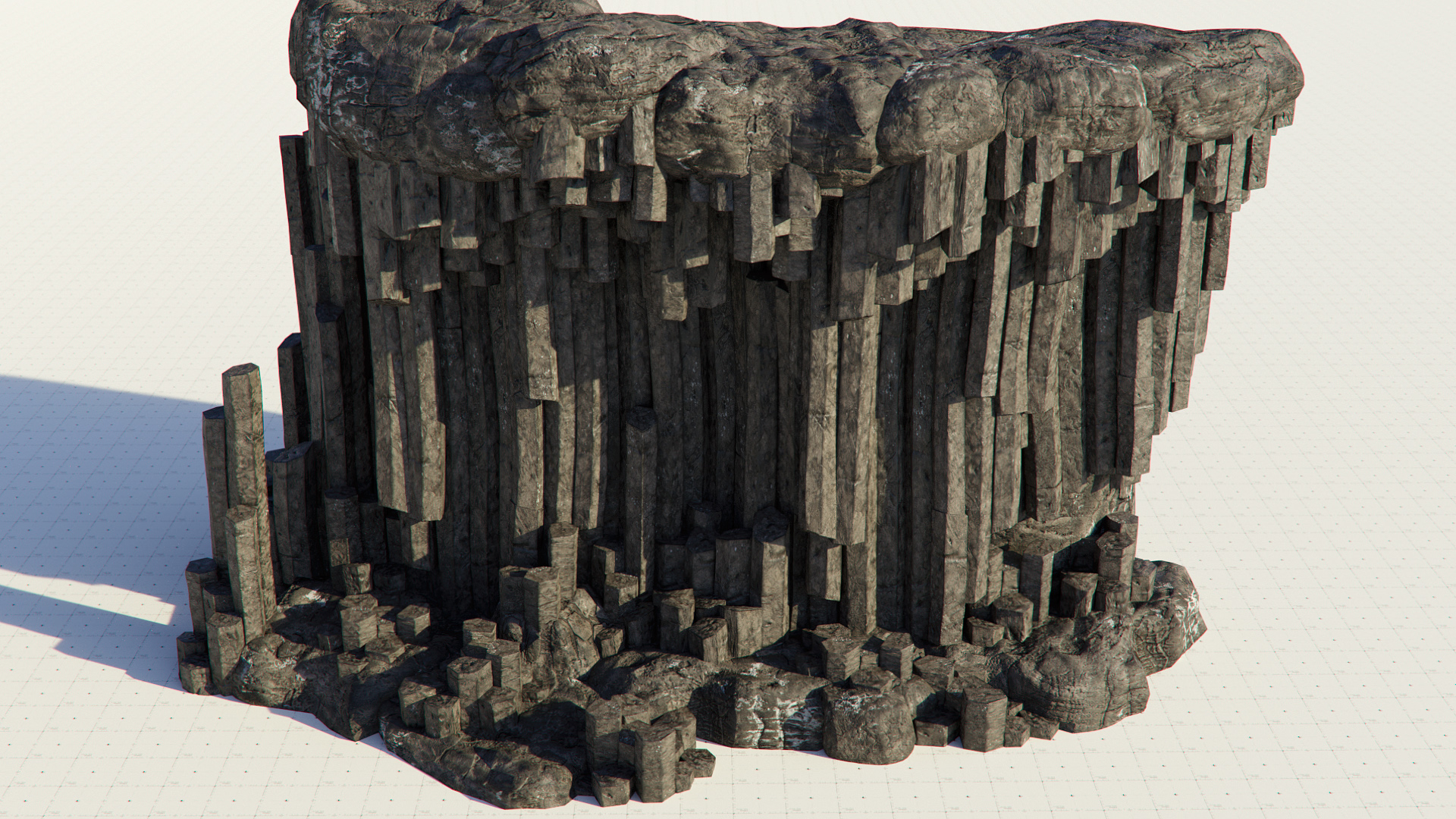3D basalt columns rocks kit model - TurboSquid 1233484