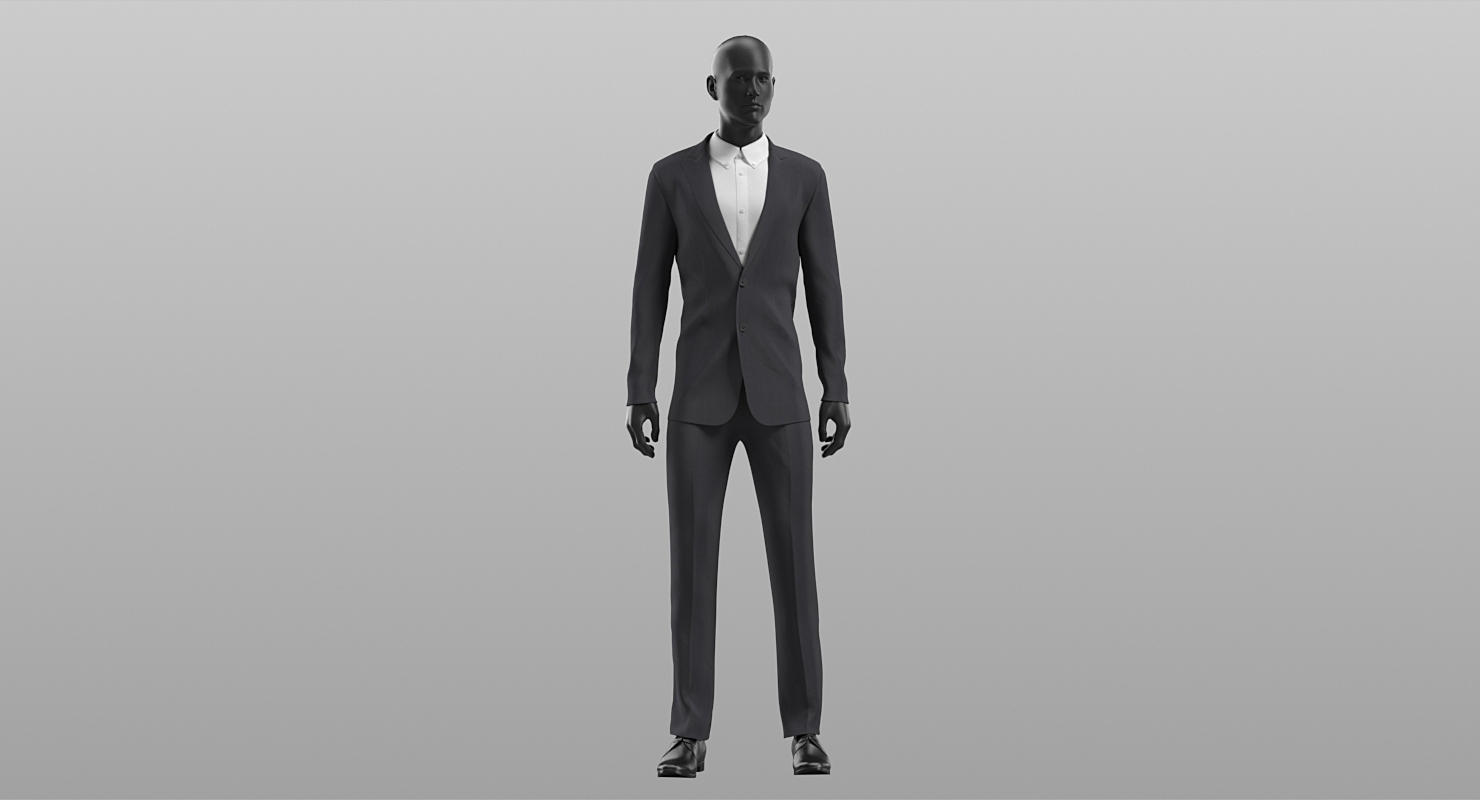 3D realistic male suit model - TurboSquid 1233712