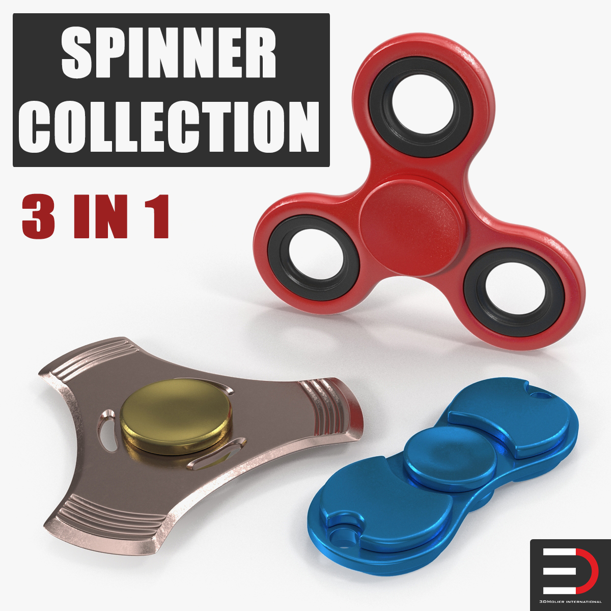 Spinners fidget hand 3D model - TurboSquid 1233847
