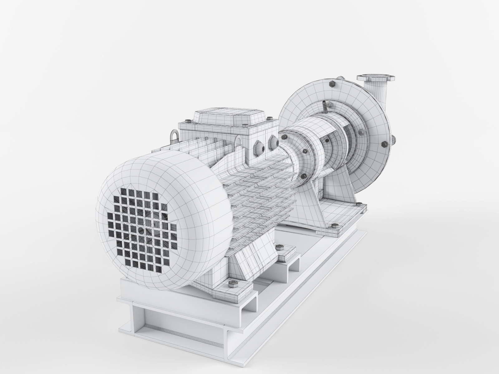 3D model pump industrial - TurboSquid 1233876