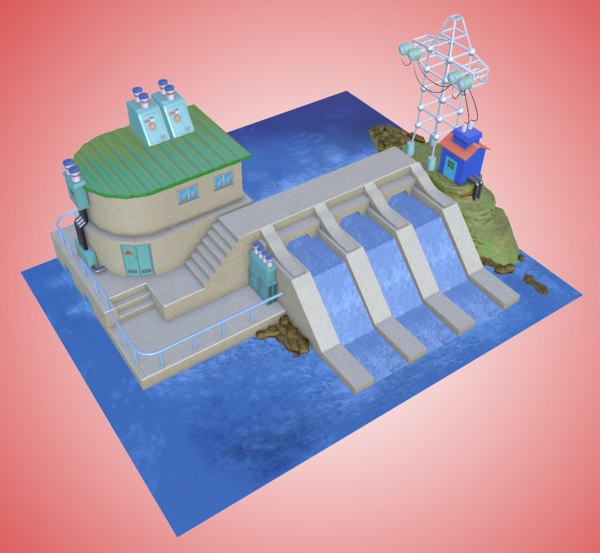 3D Dam Models | TurboSquid