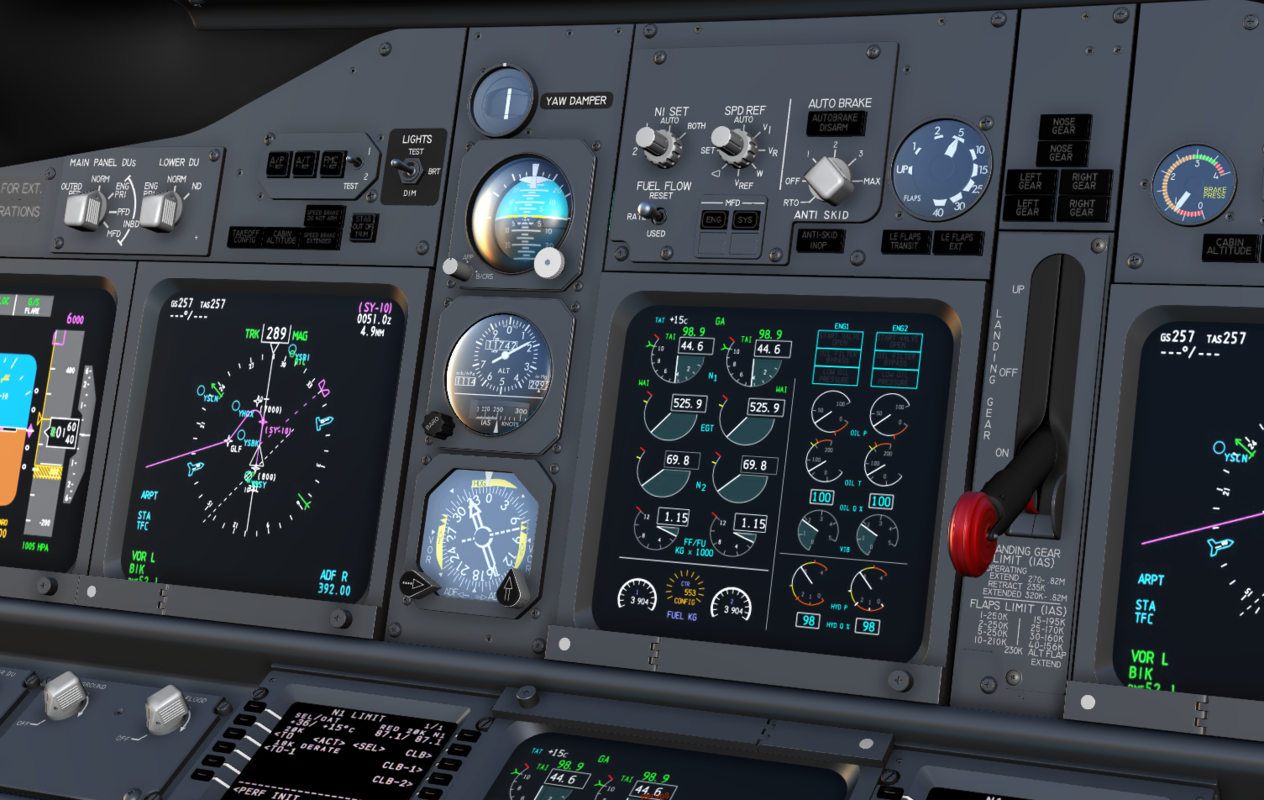 Boeing 737 main instrument panel 3D model - TurboSquid 1234001