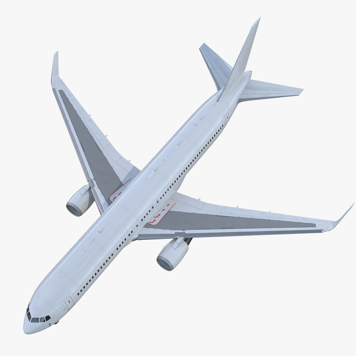 Boeing 767-300er generic rigged 3D model - TurboSquid 1234036