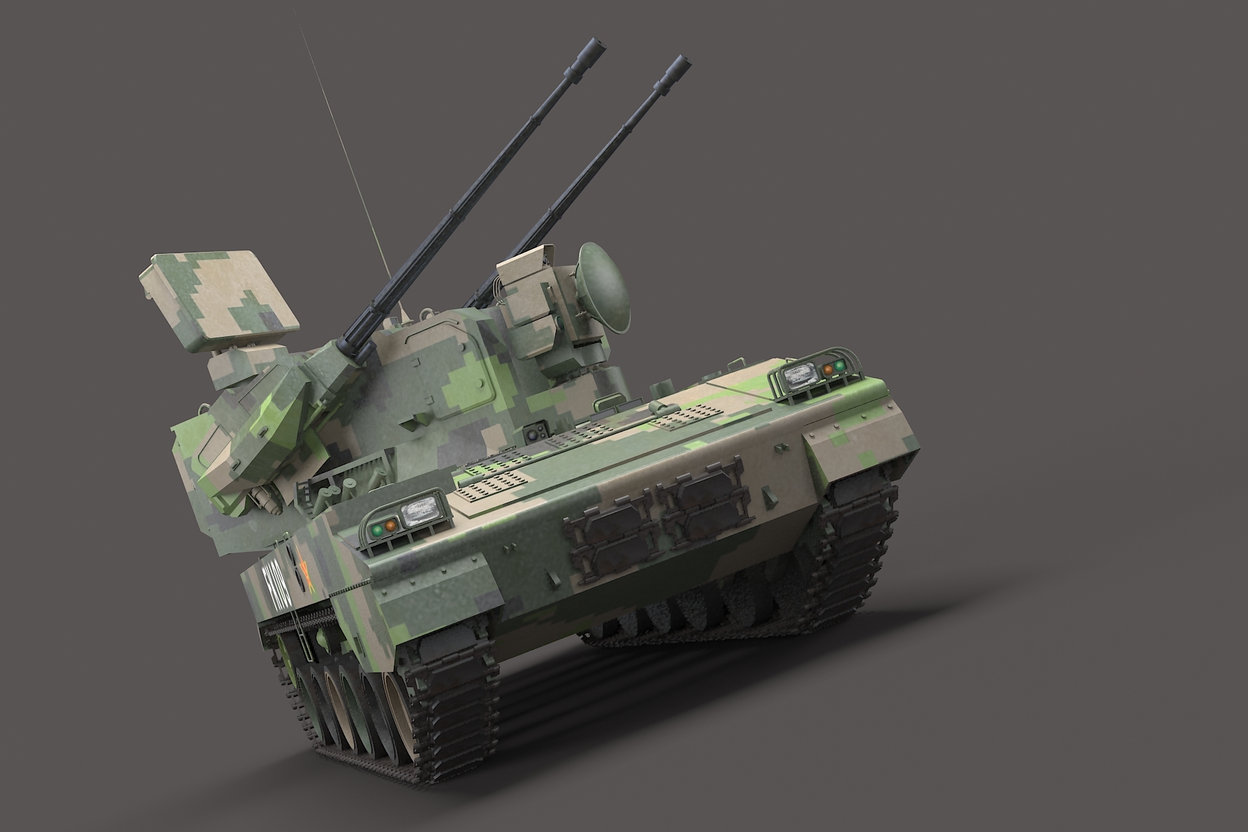 3D pgz-07 twin 35mm - TurboSquid 1234086