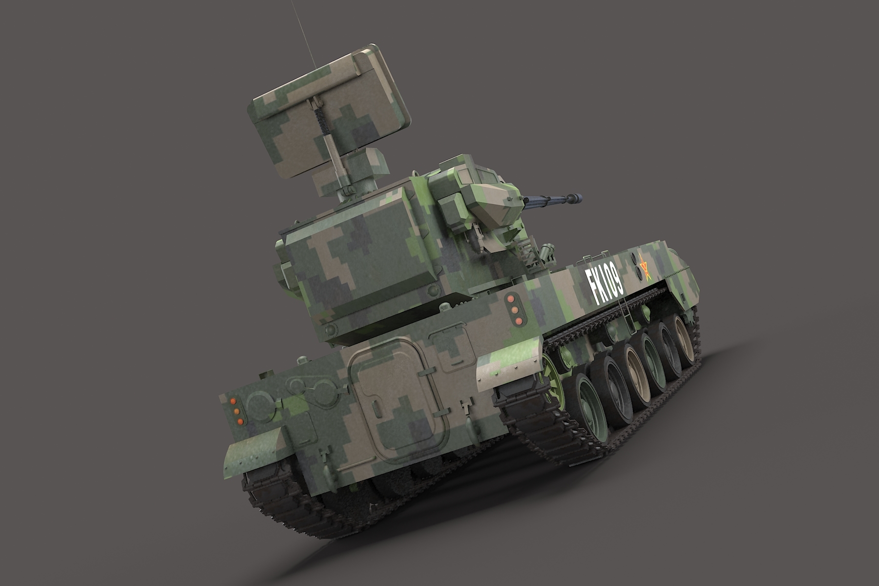 3D pgz-07 twin 35mm - TurboSquid 1234086