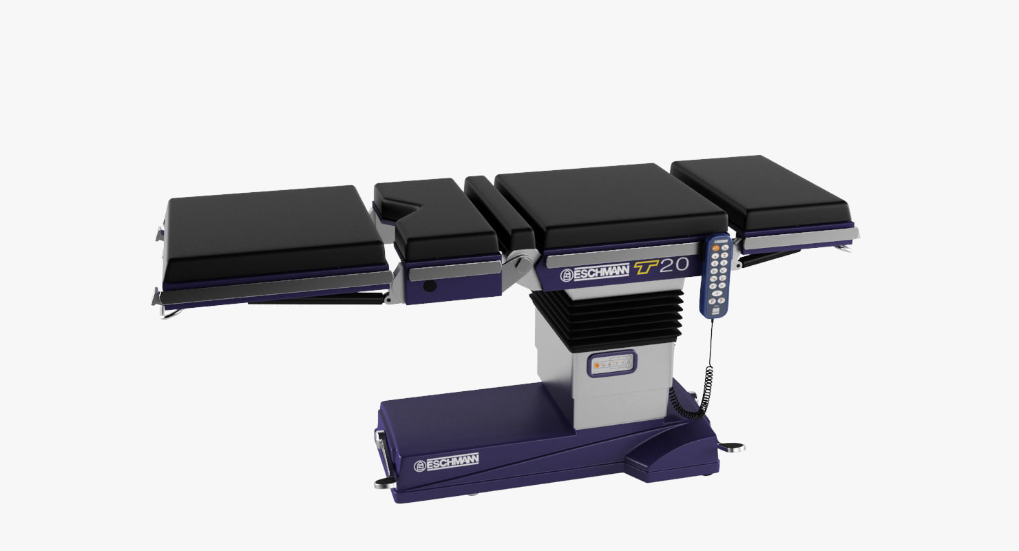 Operating table eschmann t20 3D - TurboSquid 1234140