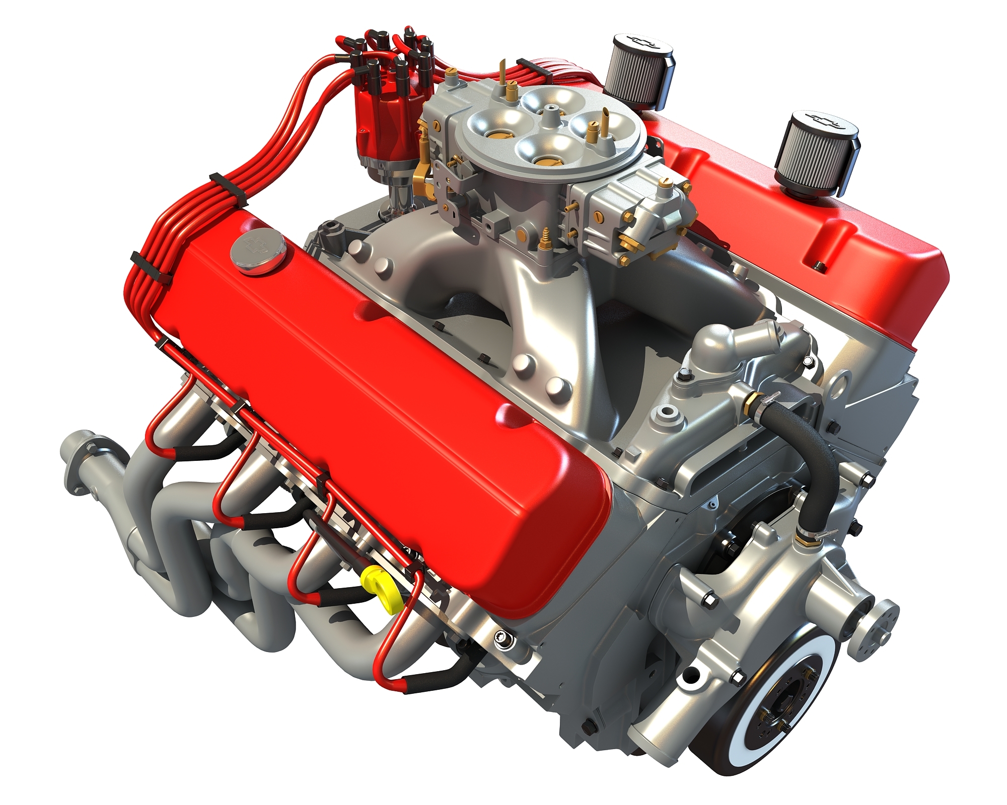 Big block crate engine 3D - TurboSquid 1234225