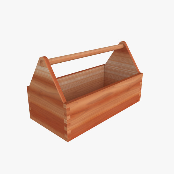 3D модель Деревянный ящик для инструментов - TurboSquid 1234231