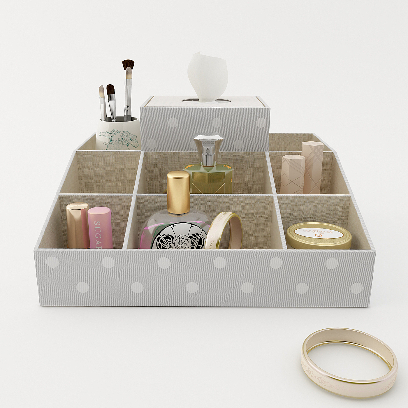 3D beauty organizer tissue - TurboSquid 1234309