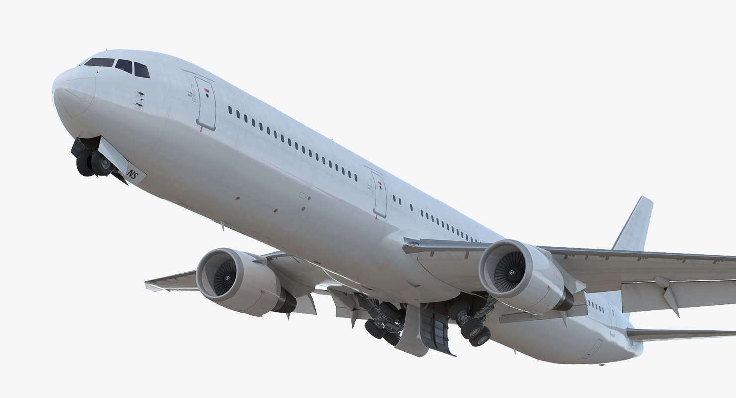 Boeing 767-400er generic rigged 3D model - TurboSquid 1234462