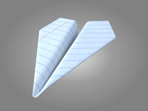 Paper Airplane 3D Models for Download | TurboSquid