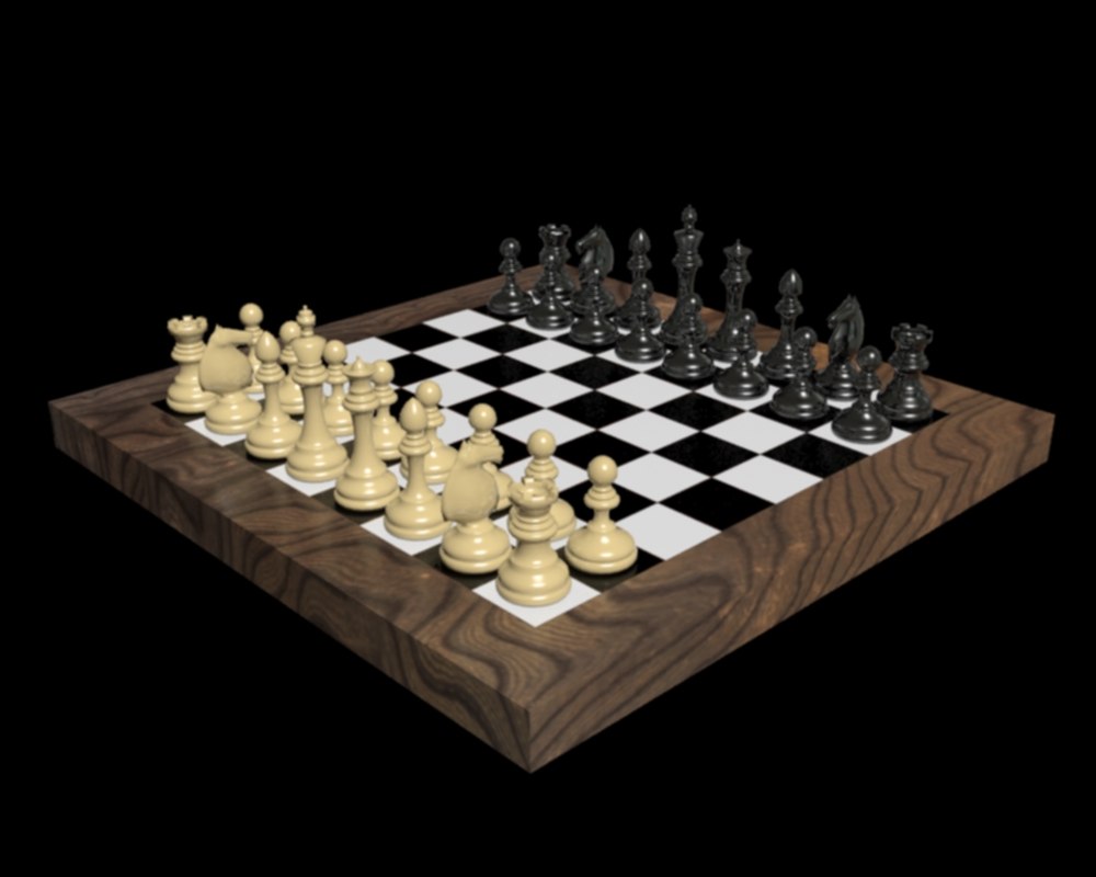 Chess 3D model - TurboSquid 1234499