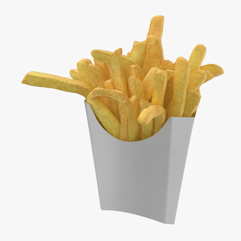 Pommes-Boxen 3D-Modell - TurboSquid 1234530