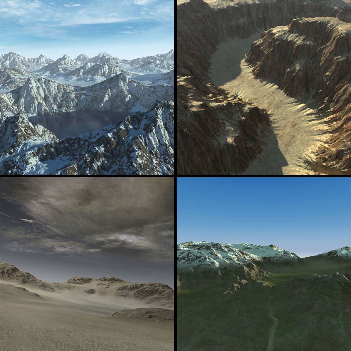 Terrains 02 landscape 3D - TurboSquid 1234581