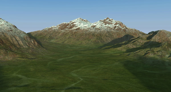 Terrains 02 landscape 3D - TurboSquid 1234581
