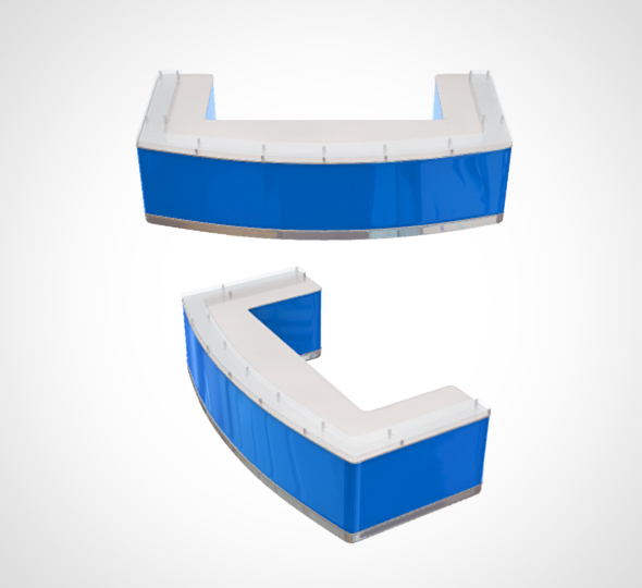 Receptionist desk 3D model - TurboSquid 1234662