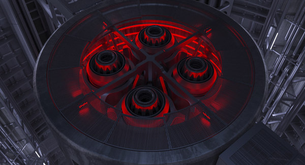 3D sci-fi shaft model - TurboSquid 1234669