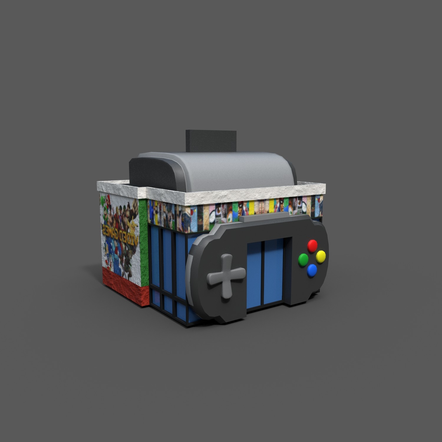 3D model video games store - TurboSquid 1234789