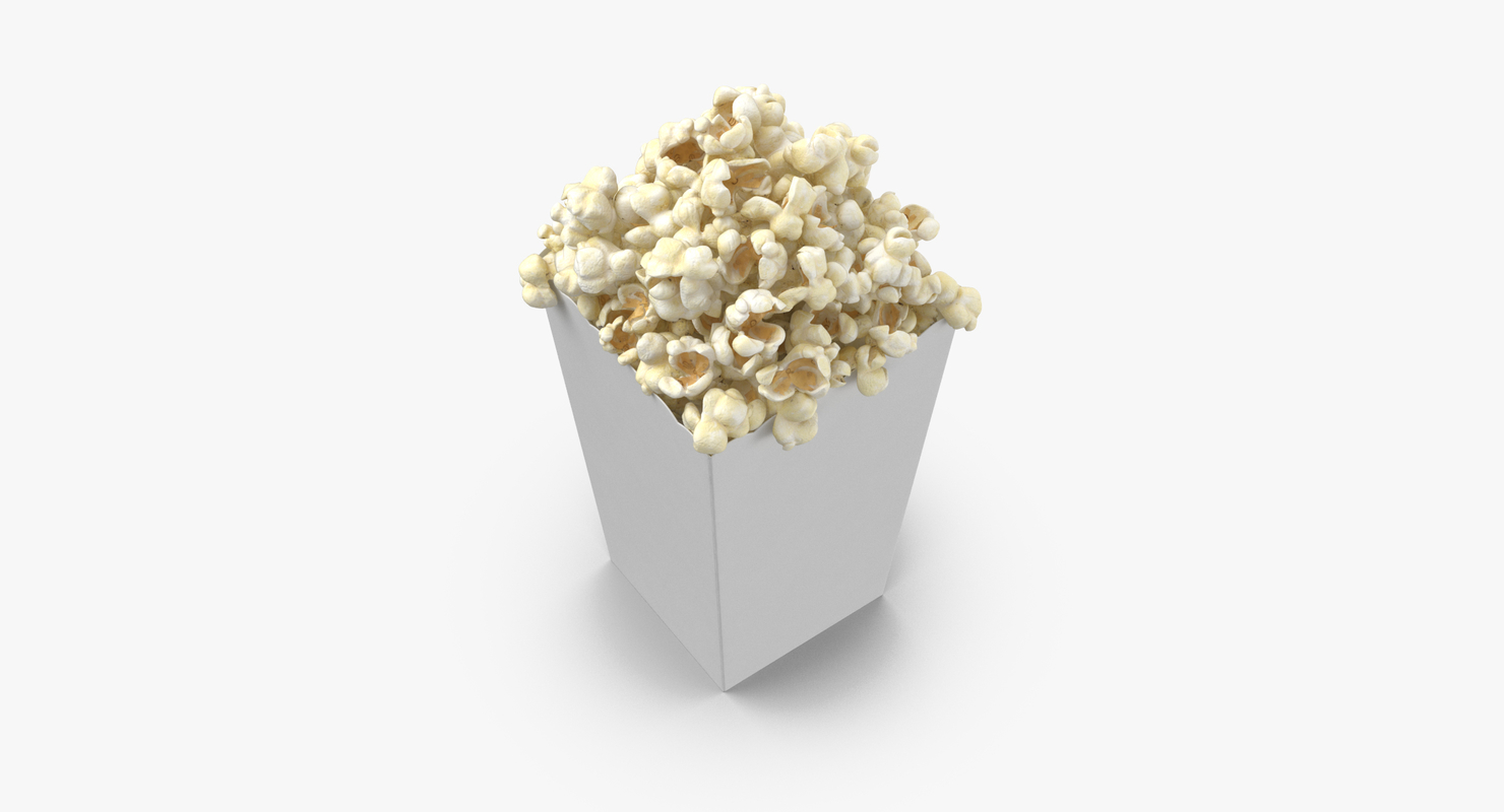Popcorn model - TurboSquid 1234848