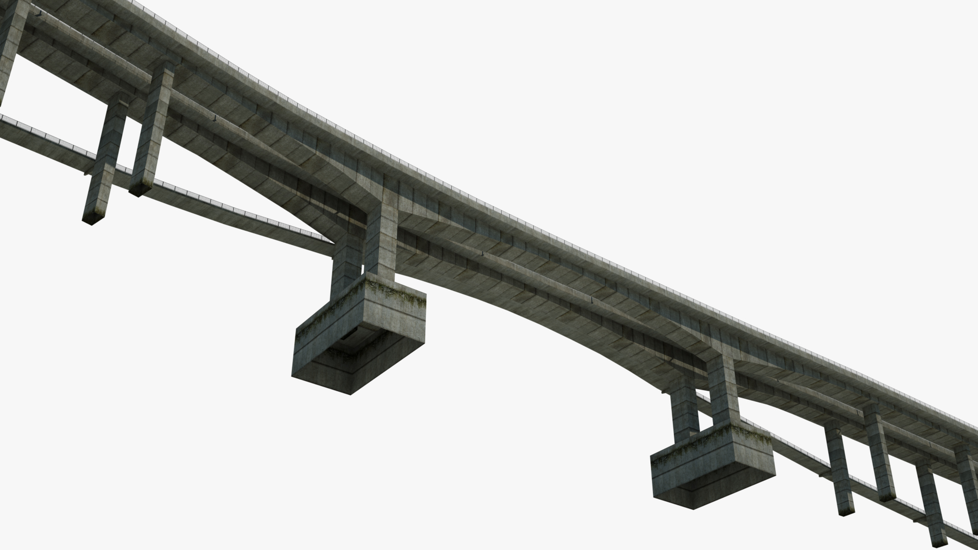 3D highway bridge model - TurboSquid 1234878