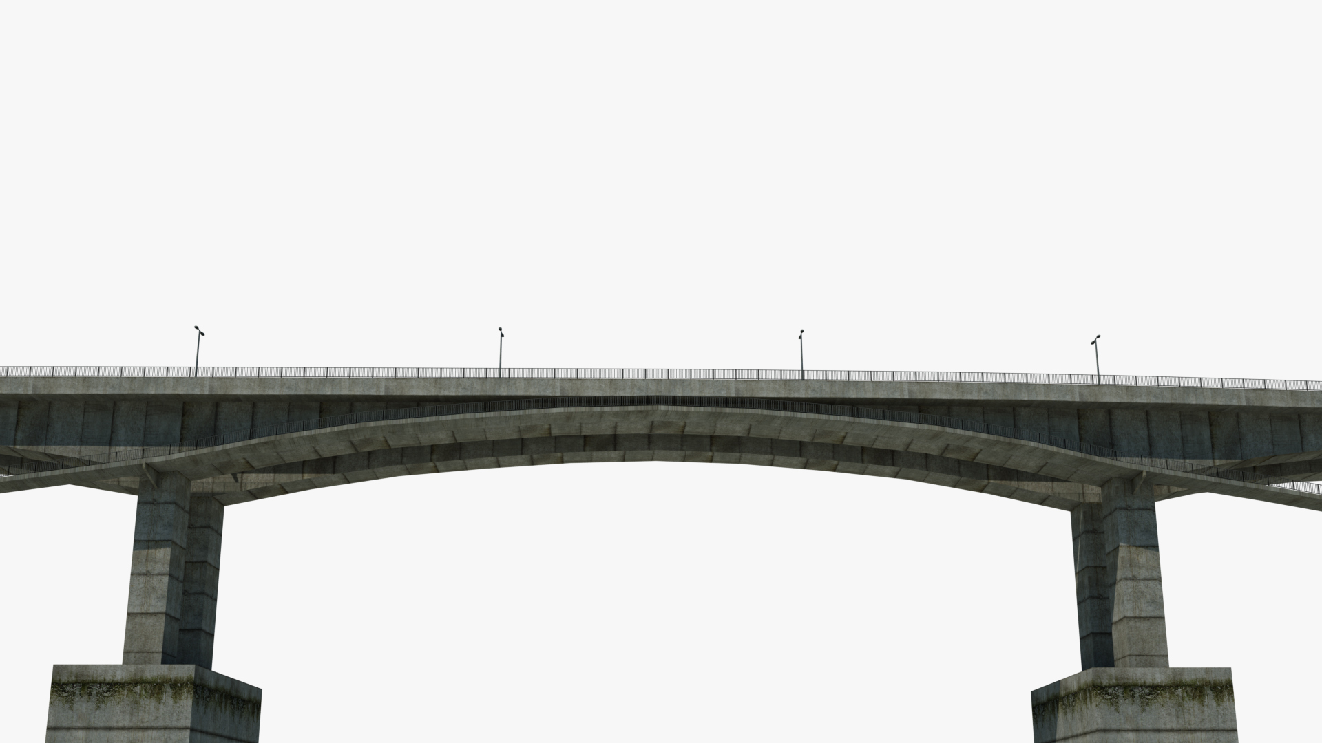 3D highway bridge model - TurboSquid 1234878