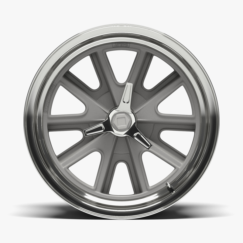 3D american racing heritage wheel model - TurboSquid 1234973