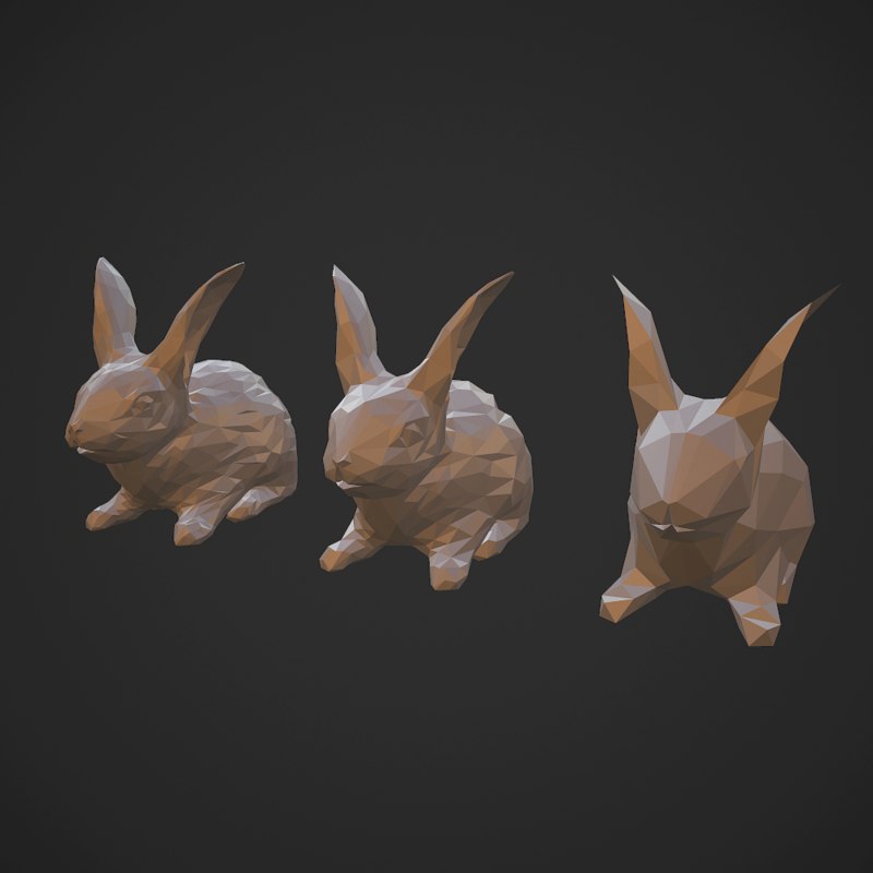3D rabbits model - TurboSquid 1235028