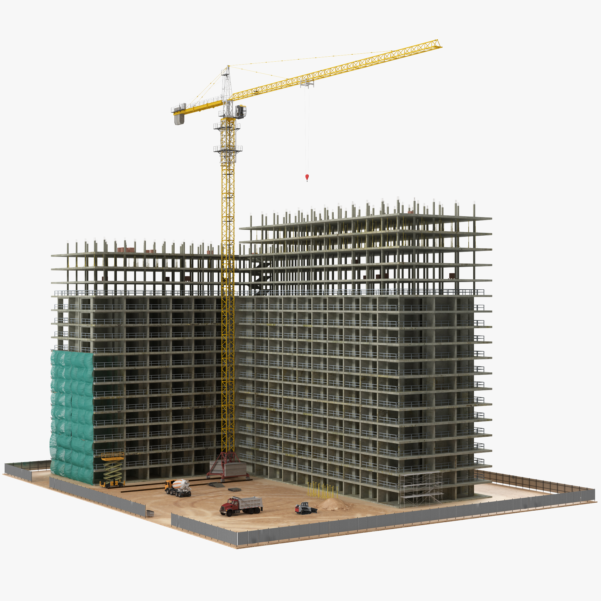 3D building construction equipment - TurboSquid 1235069