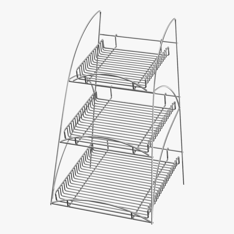 3D model display racks retail shelfs - TurboSquid 1235136
