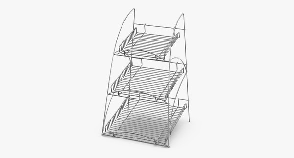 3D model display racks retail shelfs - TurboSquid 1235136