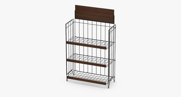 3D model display racks retail shelfs - TurboSquid 1235136
