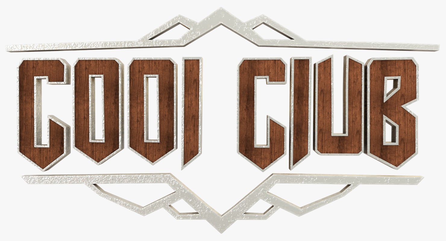 Cool club logotype 3D model - TurboSquid 1235291