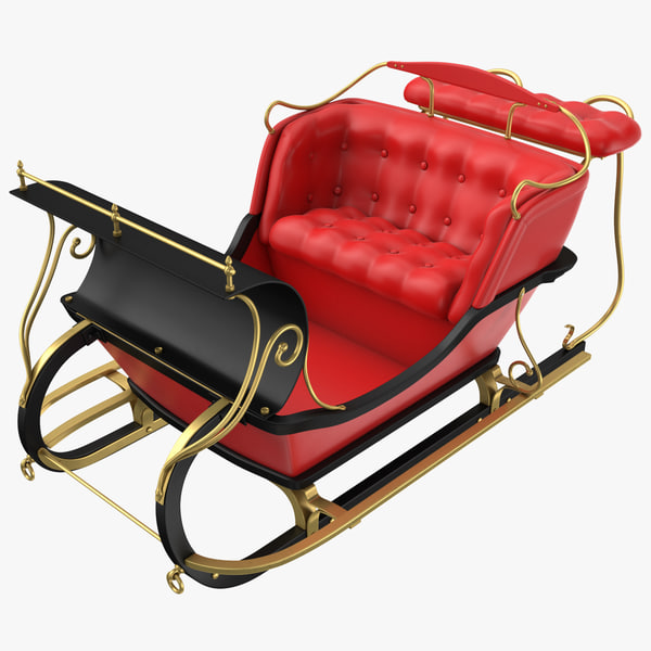 Christmas Sleigh 3D Models for Download | TurboSquid