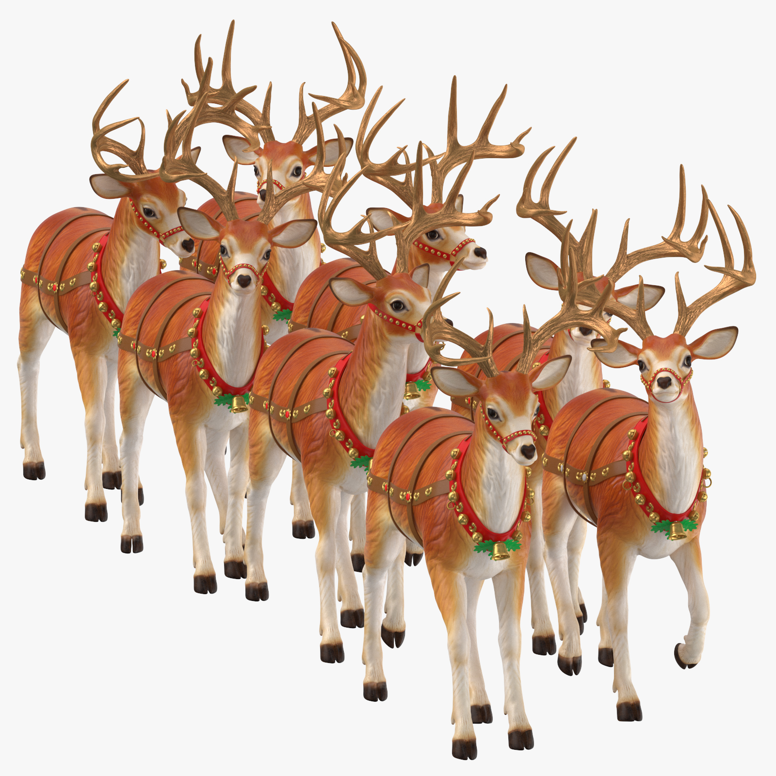 3D reindeer walking model - TurboSquid 1235427