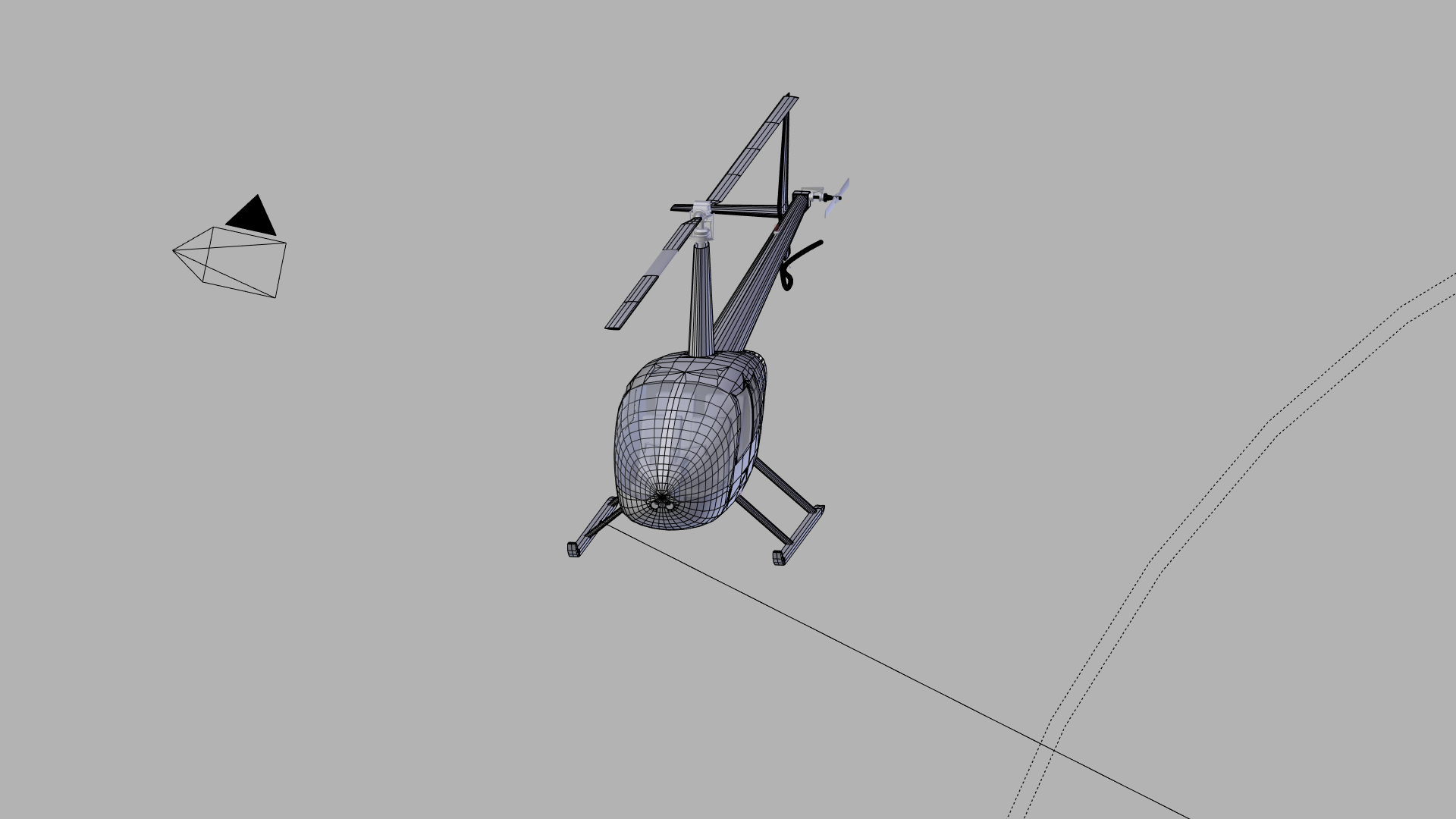 3D model helicopter blender - TurboSquid 1235440