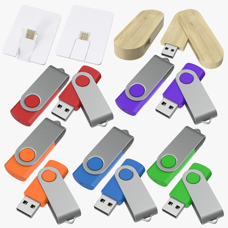 Promotional usb sticks mockup model - TurboSquid 1235550