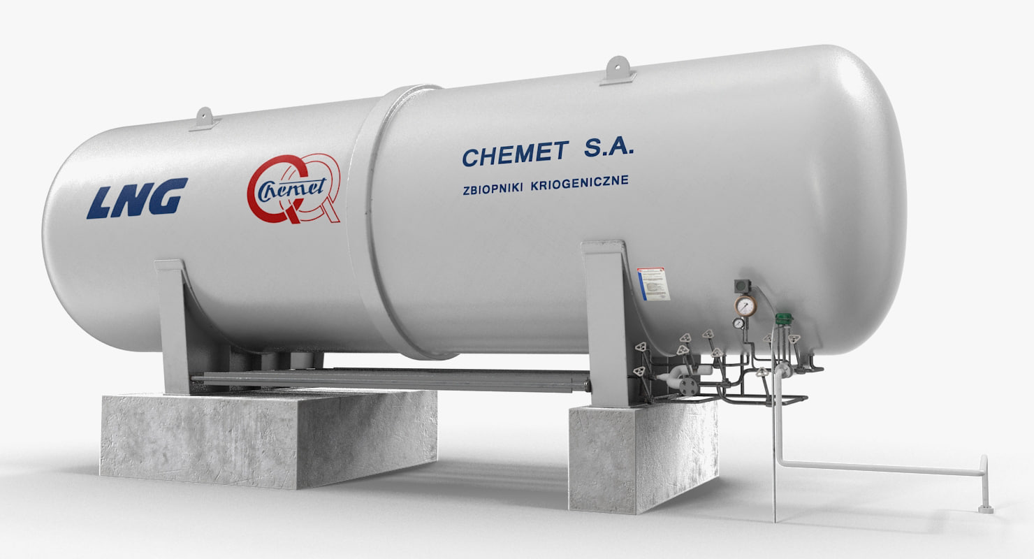 3D model lng cryogenic storage tank - TurboSquid 1235551