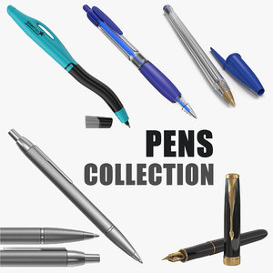 3d model fountain pen