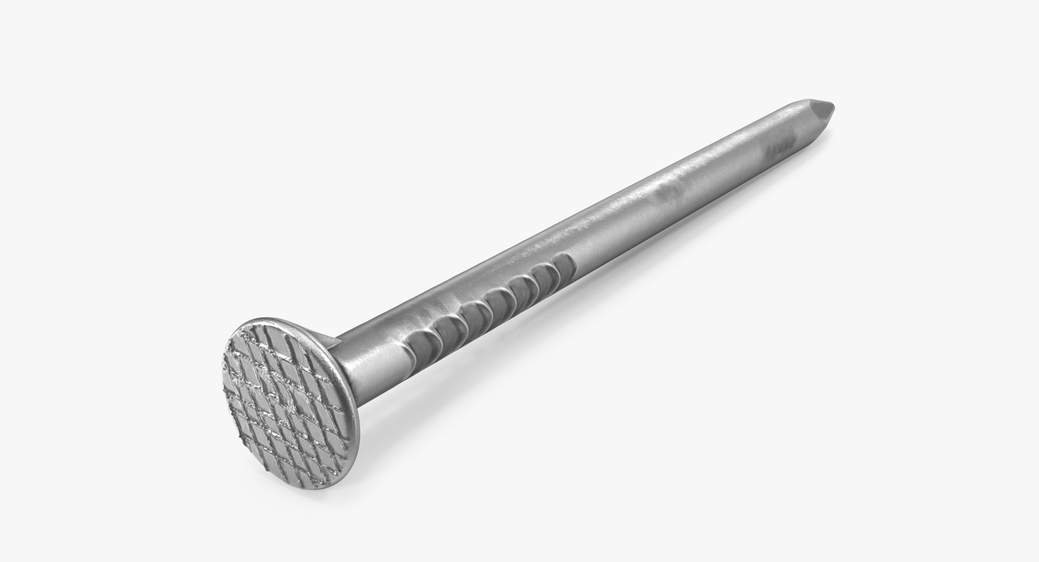 3D steel nail - TurboSquid 1235674