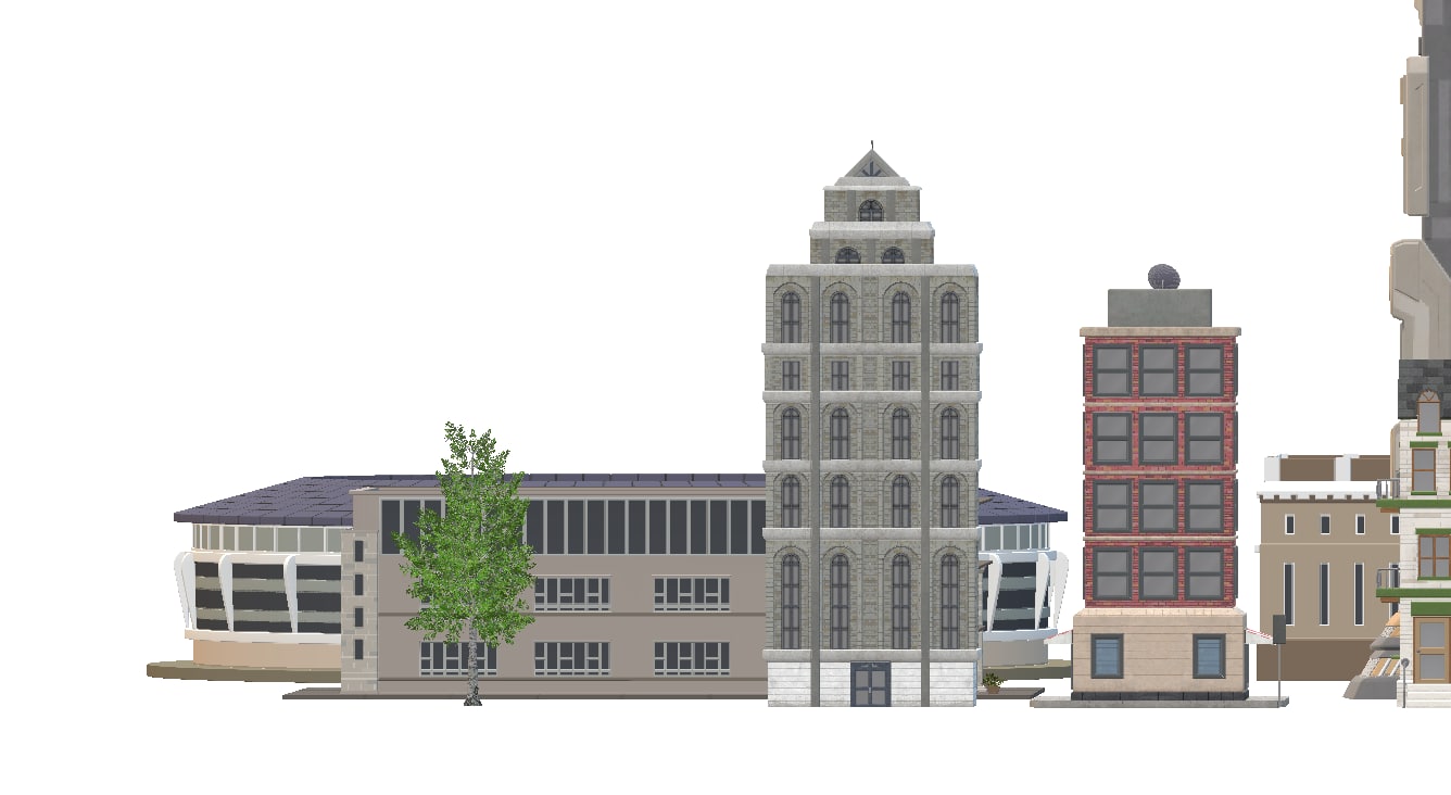 Build city 3D model - TurboSquid 1235722