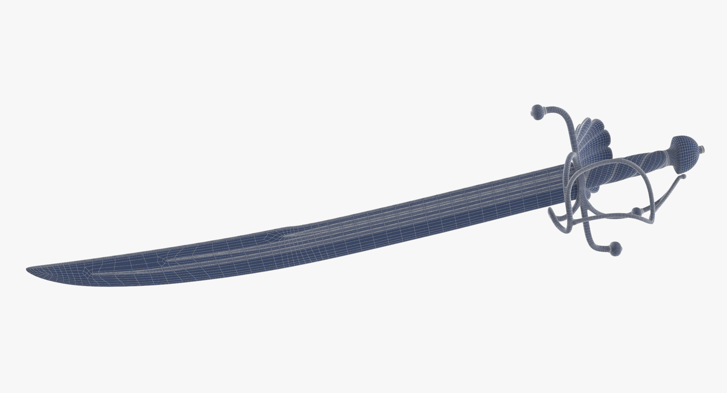 Pirate sword cutlass 3D model - TurboSquid 1235840