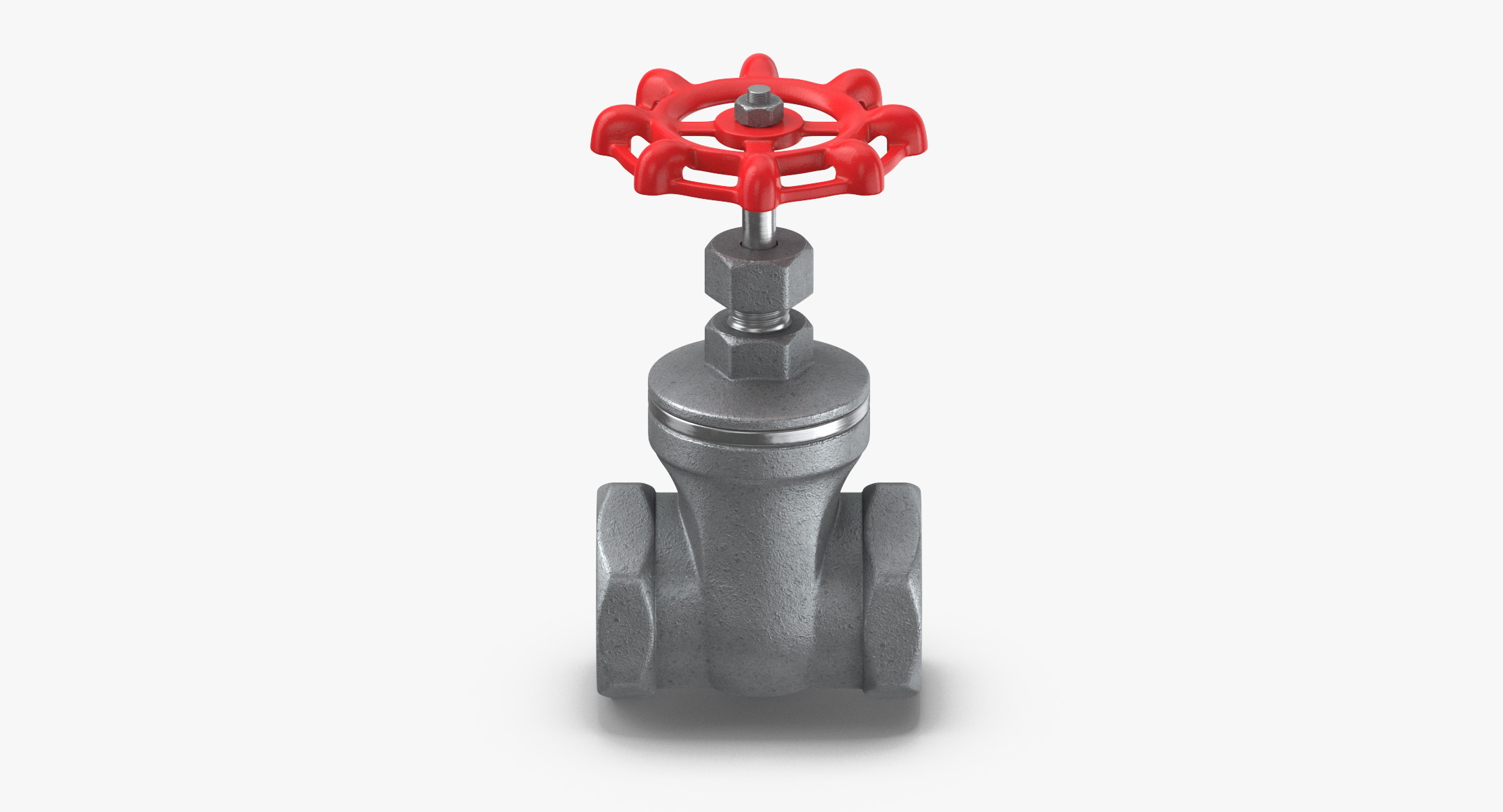 3D galvanized steel pipes valve - TurboSquid 1235965