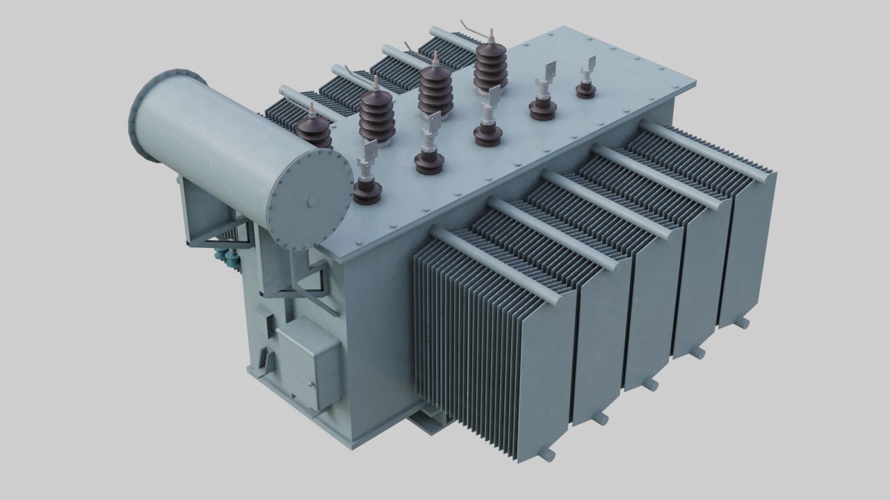 3D electrical transformer 2a model - TurboSquid 1235971