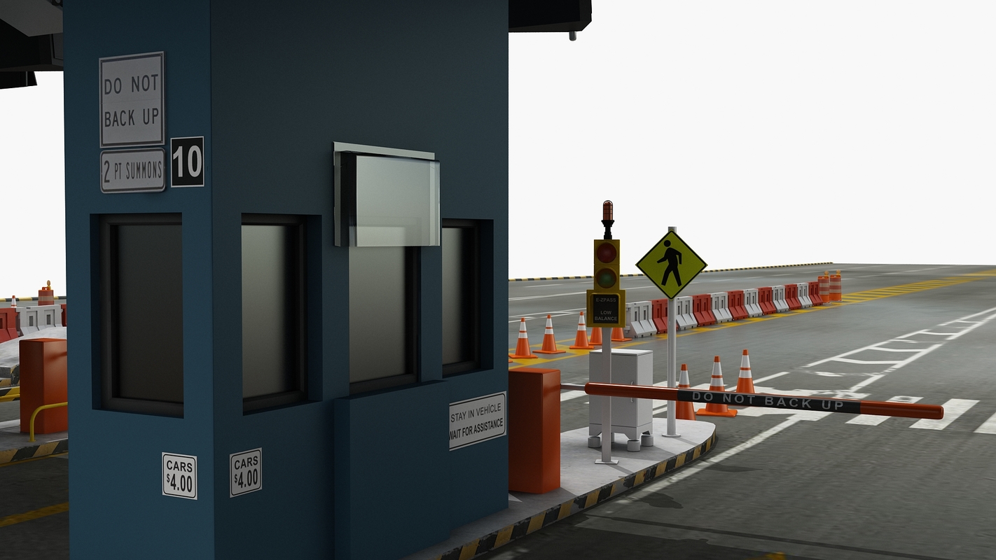 Nyc toll booth 3D model - TurboSquid 1236076
